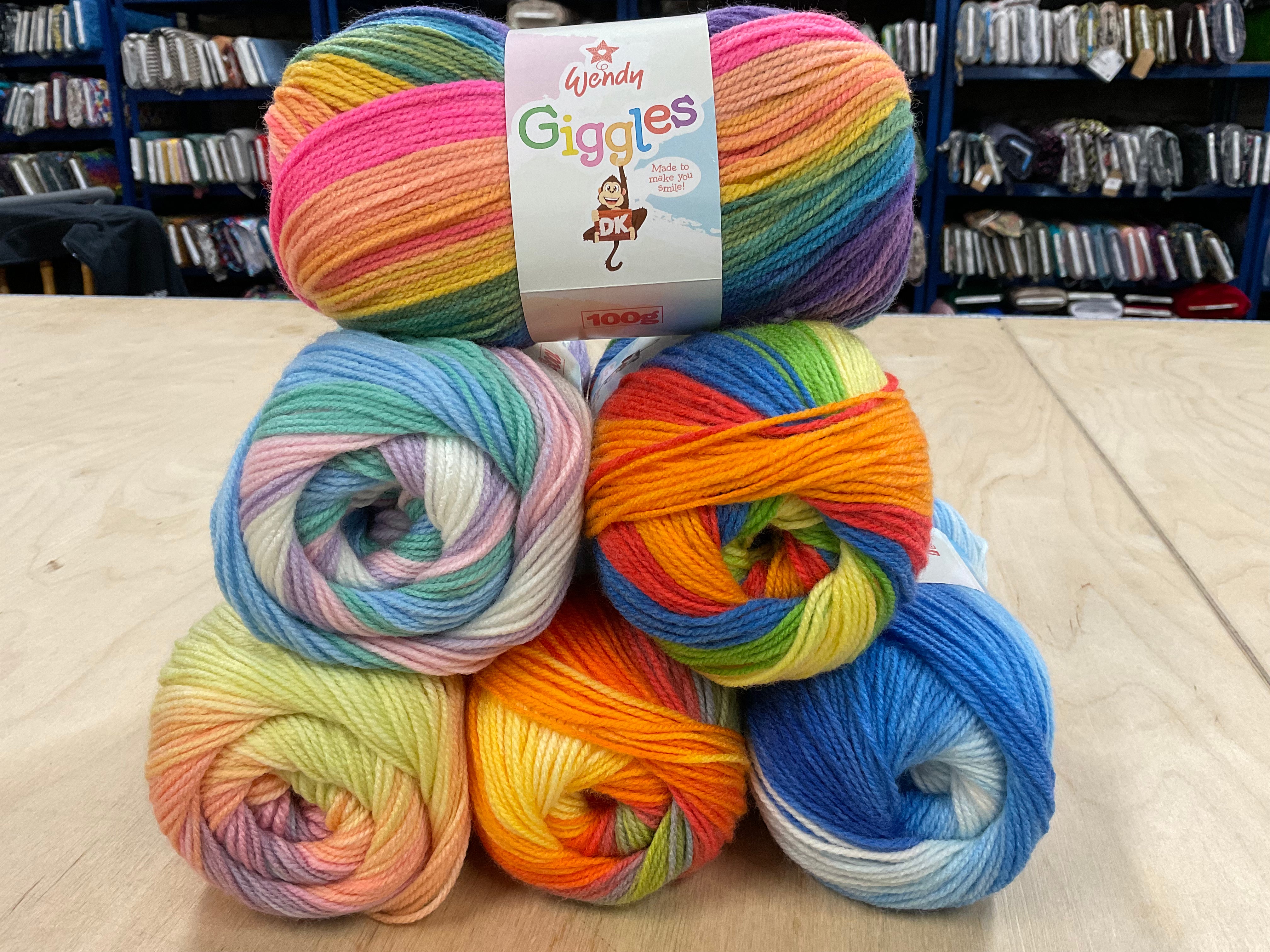 Wendy Giggles DK Yarn 100g – Little Legs Fabrics