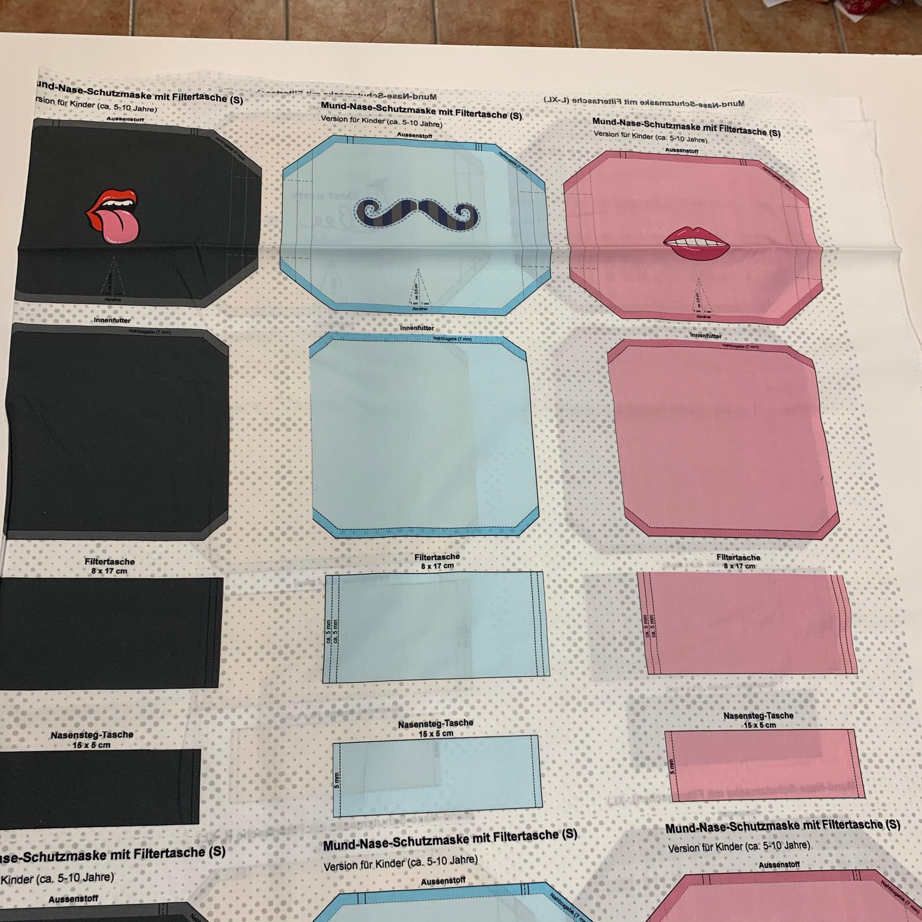 SALE Face Mask Panels – Little Legs Fabrics