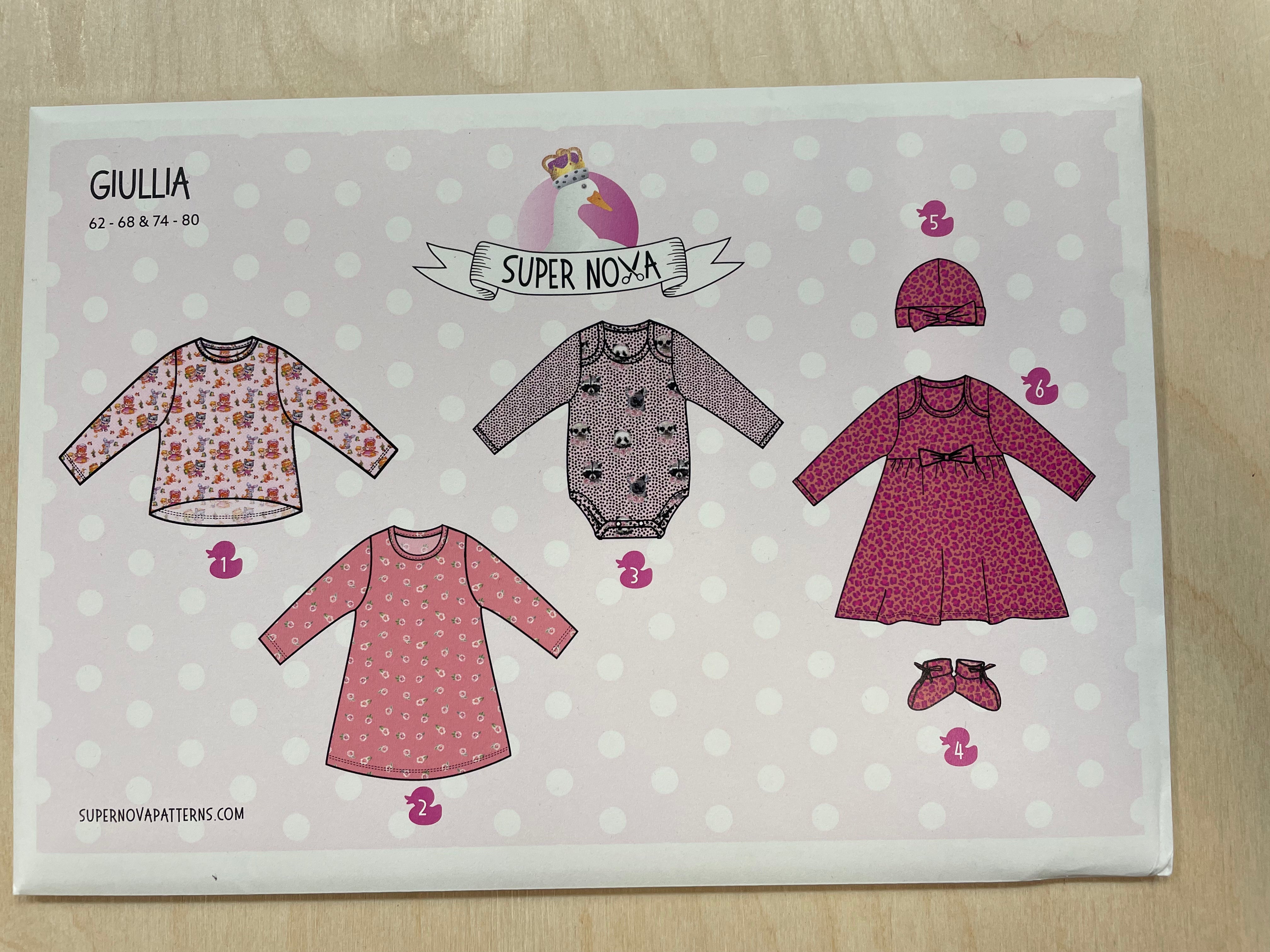 Giullia Supernova children Sewing Pattern – Little Legs Fabrics